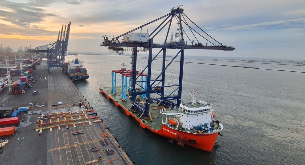 TPK Koja received the third, final Super Post Panamax QCC - PT ...